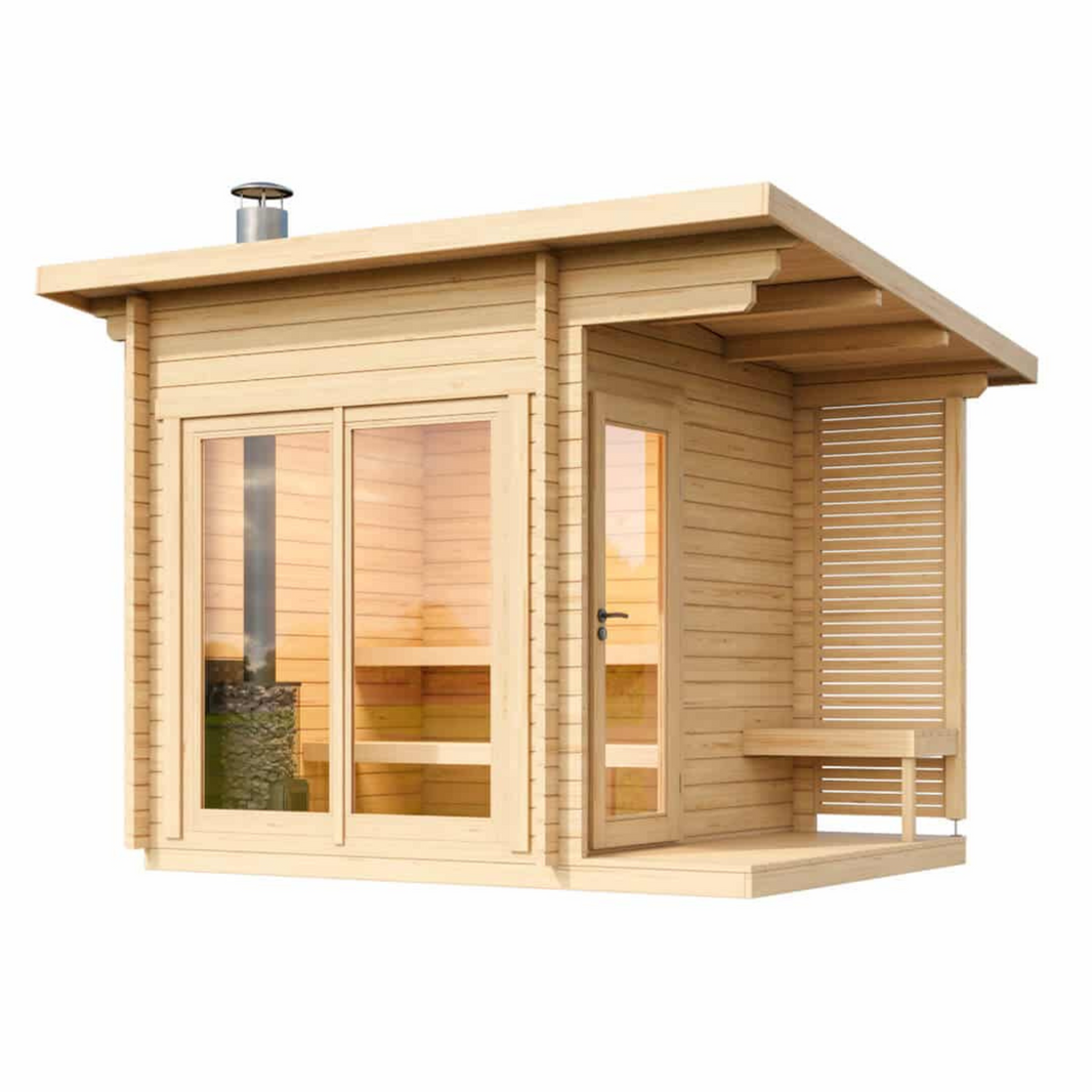 Outdoor Prefab Cedar Saunas – ELU - Saunas & Cold Tubs